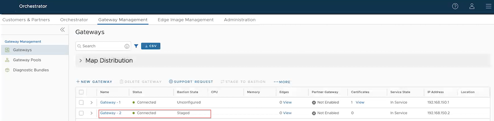 VeloCloud SD-WAN 5.2 - Configuration Guide - Stage an SD-WAN Gateway to ...
