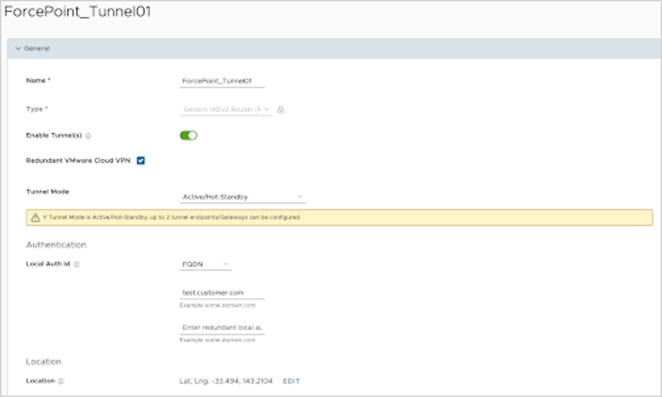VeloCloud SD-WAN Forcepoint - Integration Guide - Arista