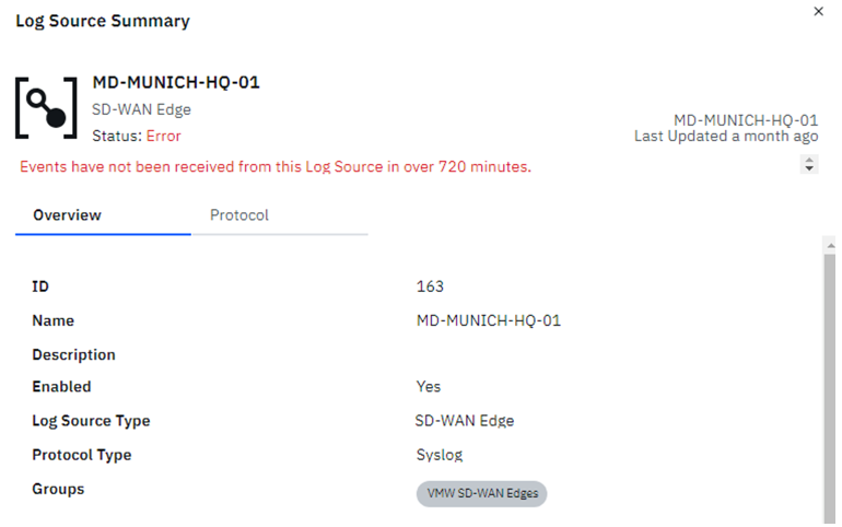 VeloCloud SASE QRadar - Integration Guide - Troubleshooting and Diagnostics - Arista