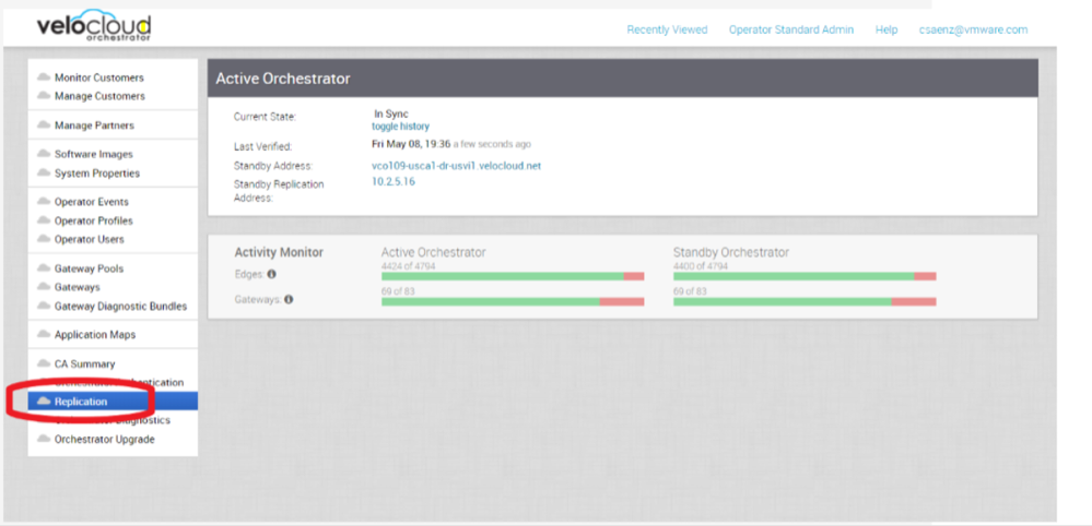 VeloCloud SD-WAN 5.2 - Orchestrator Guide - Upgrade Orchestrator - Arista