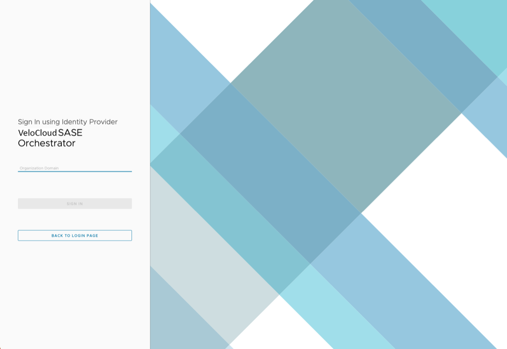 VeloCloud SD-WAN 6.0 - Partner Guide - Using SSO Login for a Partner User - Arista