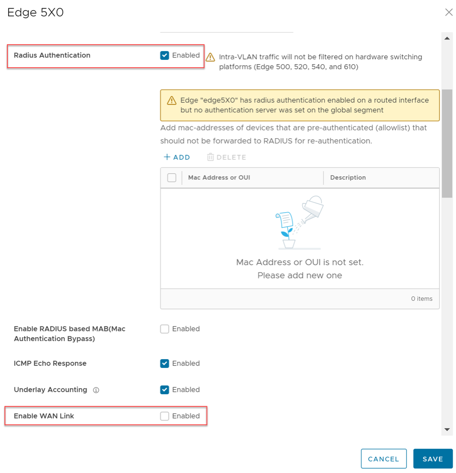 VeloCloud SD-WAN 6.4 - Administration Guide - Configure Edges with New Orchestrator UI - Arista