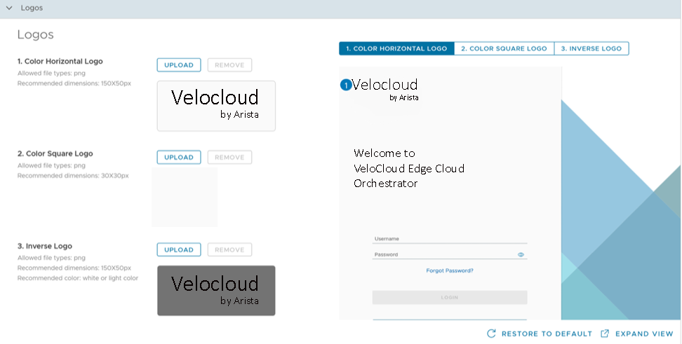 VeloCloud SASE 6.4 - Global Settings Guide - Orchestrator Branding ...