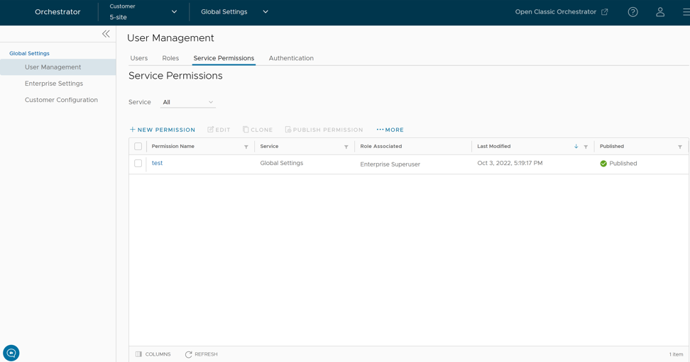 VeloCloud SASE 6.4 - Global Settings Guide - User Management - Arista