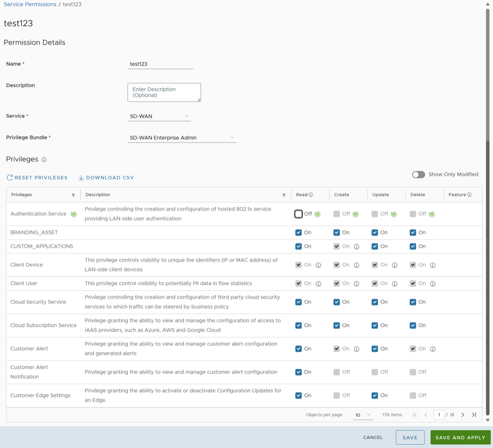 VeloCloud SASE 6.4 - Global Settings Guide - User Management - Arista