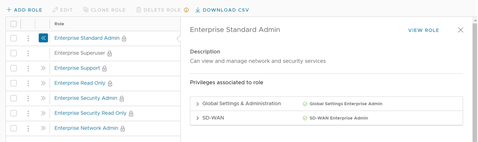 VeloCloud SASE 6.4 - Global Settings Guide - User Management - Arista