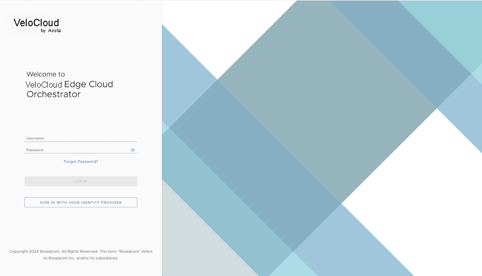 VeloCloud SD-WAN 6.4 - Operator Guide - Log into the Orchestrator Using ...