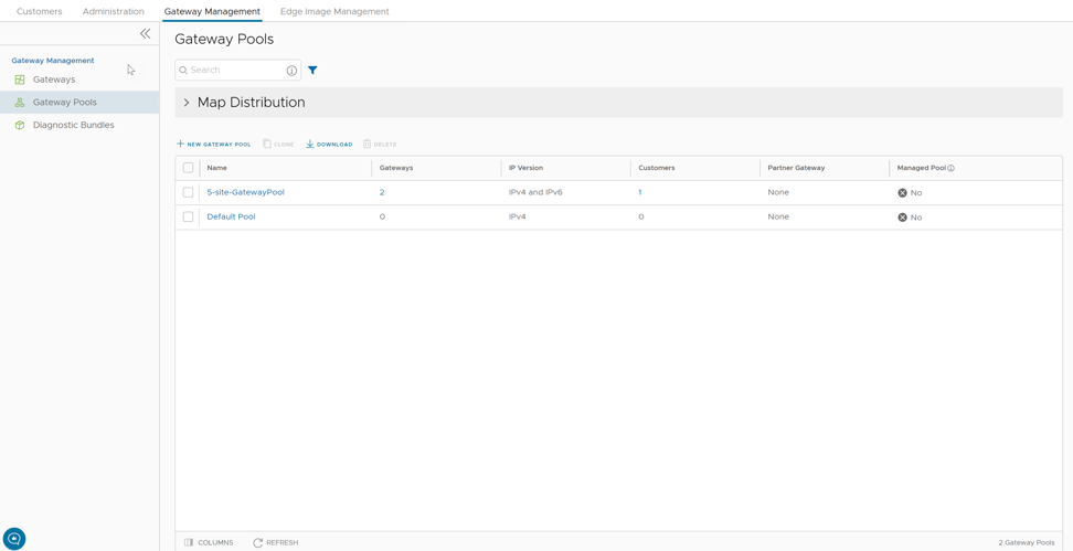 VeloCloud SD-WAN 6.4 - Operator Guide - Manage Gateway Pools and ...