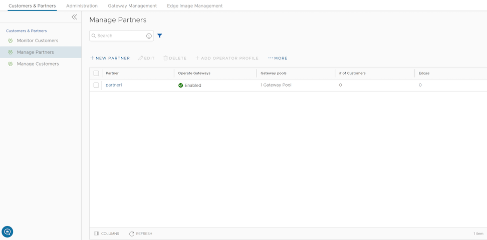 VeloCloud SD-WAN 6.4 - Operator Guide - Managing Partners - Arista
