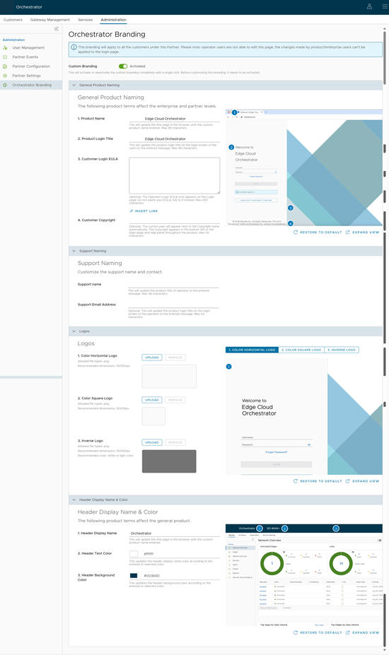 VeloCloud SD-WAN 6.4 - Partner Guide - Orchestrator Branding-Partner ...